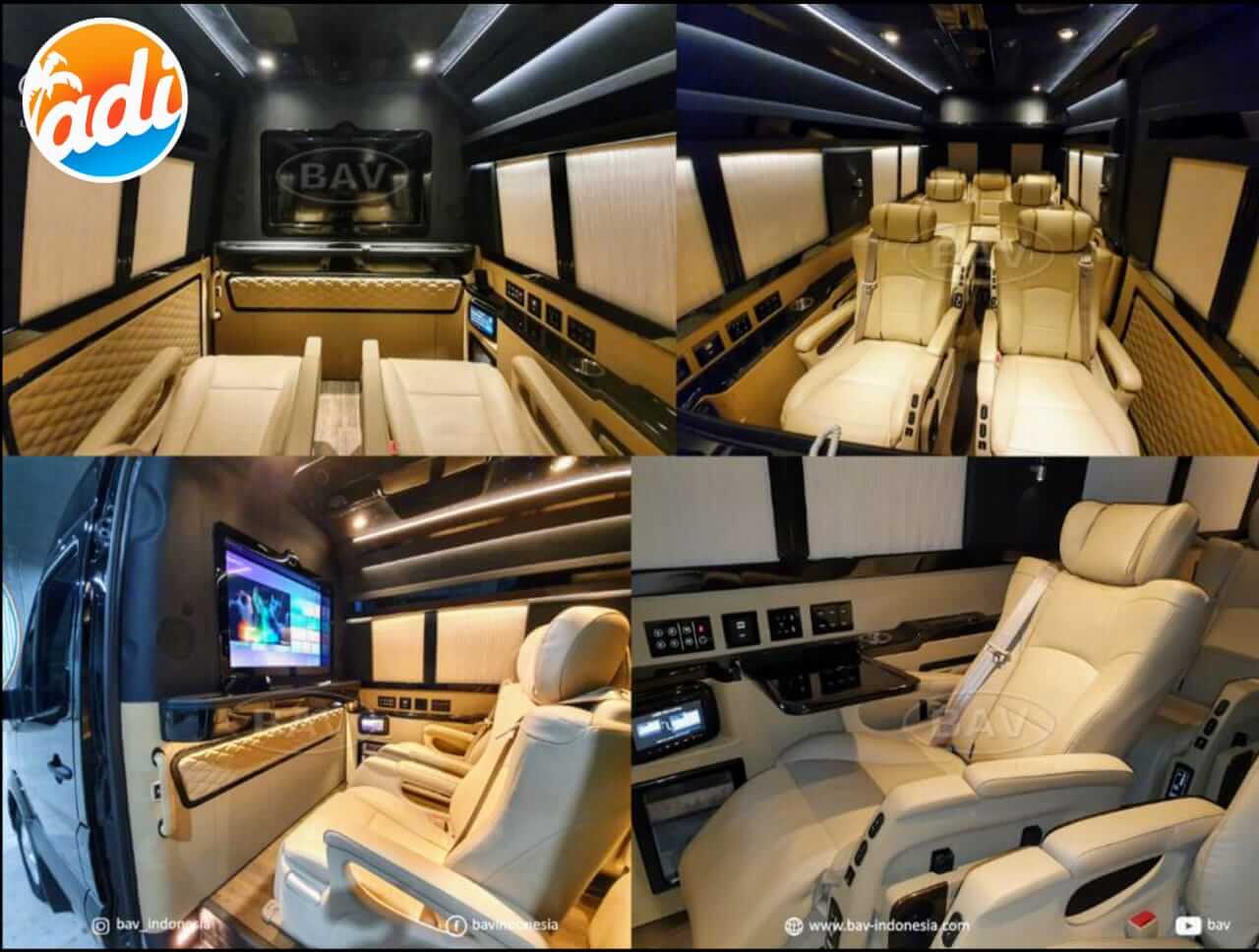Sewa Mercedes Sprinter VVIP + Toilet di Jakarta - TS SewaMobil Luxury